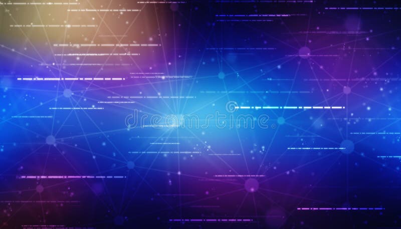 Internet Binary Data Code Computing or Transmission Process,Internet Data Transmission, Stock ...