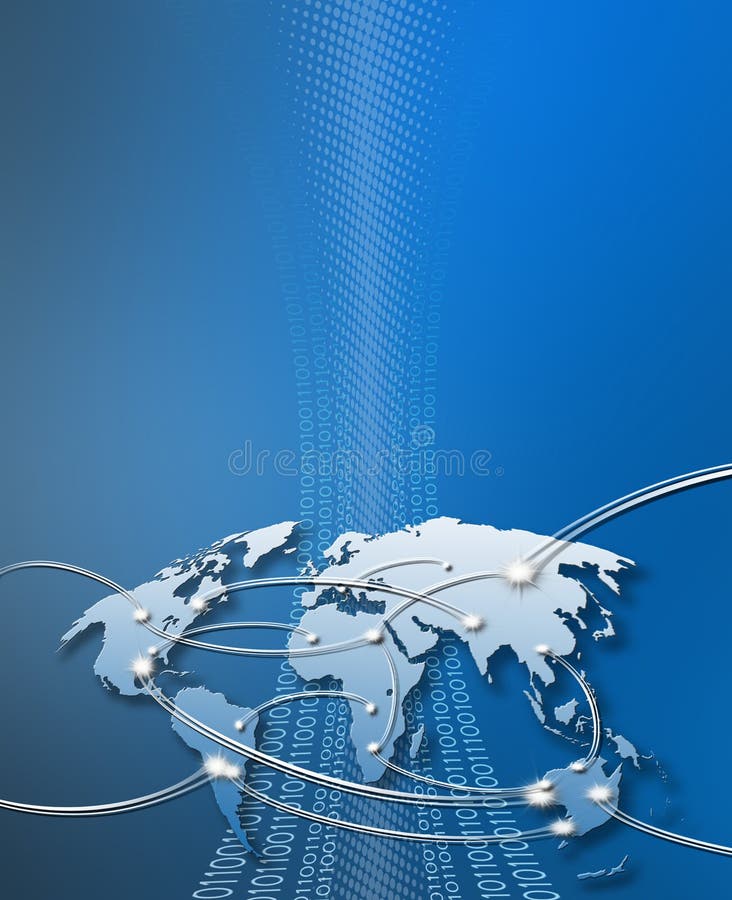 Internet Concept Background Stock Illustration - Illustration of blue ...