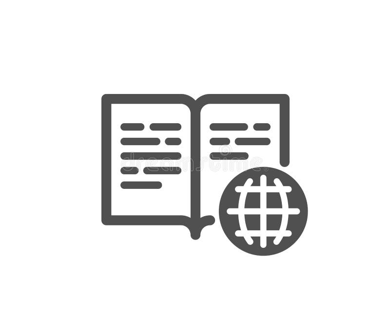 Internet Book Icon. Web Document Sign. Vector Stock Vector ...