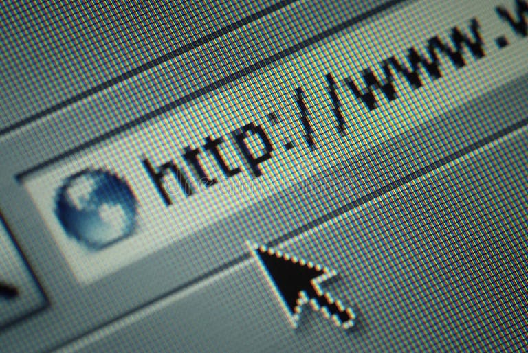 Internet Browser Address Bar Stock Image - Image of corporate, dark ...