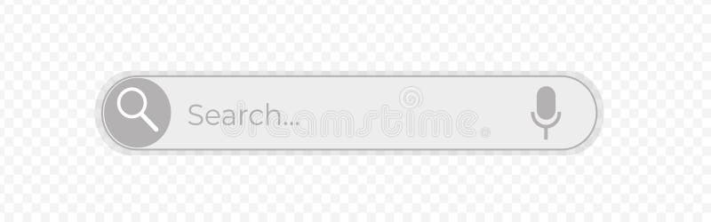 Internet Browser Search Engine. Search Bar for Ui Ux Design and Web ...