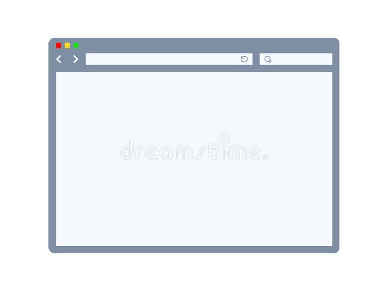 Internet browser template stock vector. Illustration of internet - 43674423