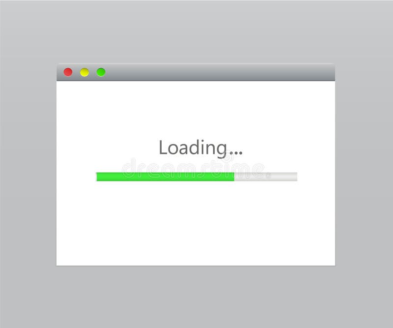 Upload Window with Progress Bar, Vector Stock Vector - Illustration of ... Upload Window with Progress Bar, Vector Stock Vector - Illustration of ...