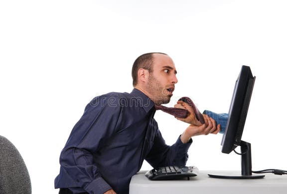 Internet Bully stock image. Image of afraid, isolated - 5049193
