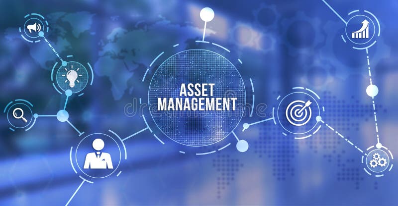 Internet, Business, Technology and Network Concept. Asset Management ...