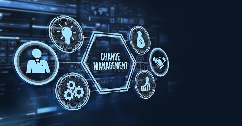 CHANGE MANAGEMENT, Business Concept. Business, Technology, Internet and ...