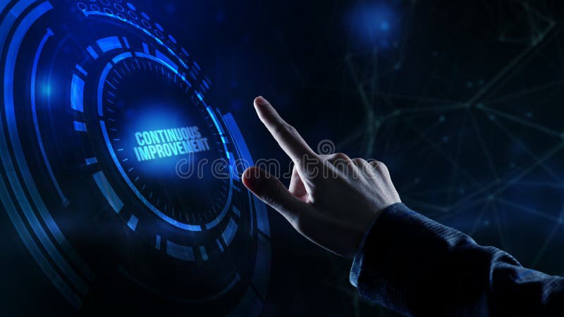 Internet, Business, Technology and Network Concept. Continuous ...