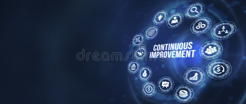 Internet, Business, Technology and Network Concept. Continuous ...