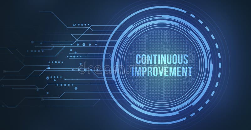 Internet, Business, Technology and Network Concept. Continuous ...