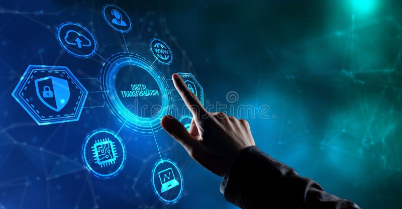 Internet, Business, Technology and Network Concept.Concept of ...