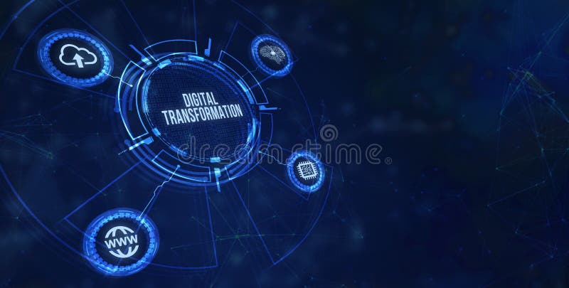 Internet, Business, Technology and Network Concept.Concept of ...