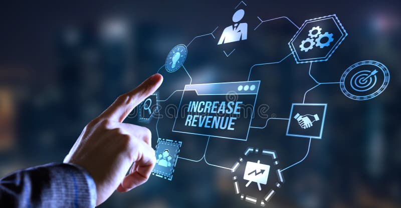 Internet, Business, Technology and Network Concept. Increase Revenue ...
