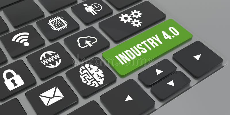 Industry 4.0 Cloud Computing, Physical Systems, IOT, Cognitive Computing Industry Stock ...
