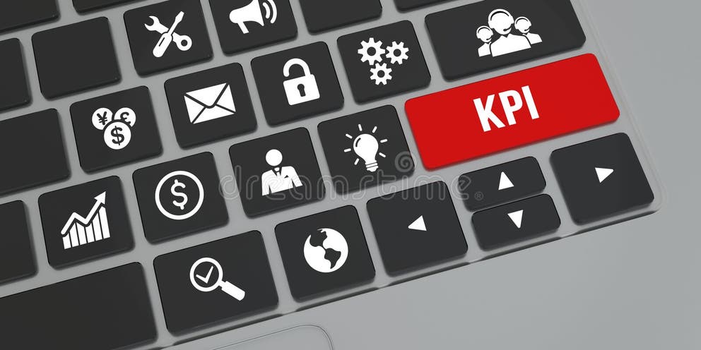 Internet, Business, Technology and Network Concept. KPI Key Performance ...