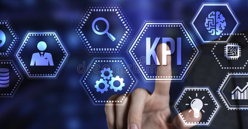 Internet, Business, Technology and Network Concept. KPI Key Performance ...