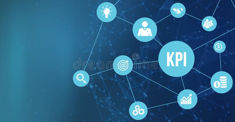Internet, Business, Technology and Network Concept. KPI Key Performance ...
