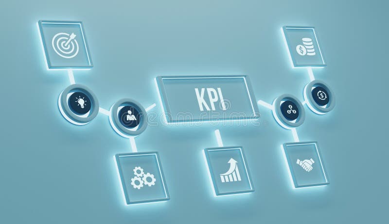 Internet, Business, Technology and Network Concept. KPI Key Performance ...