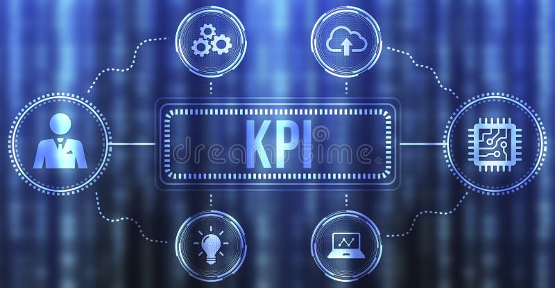 Internet, Business, Technology and Network Concept. KPI Key Performance ...