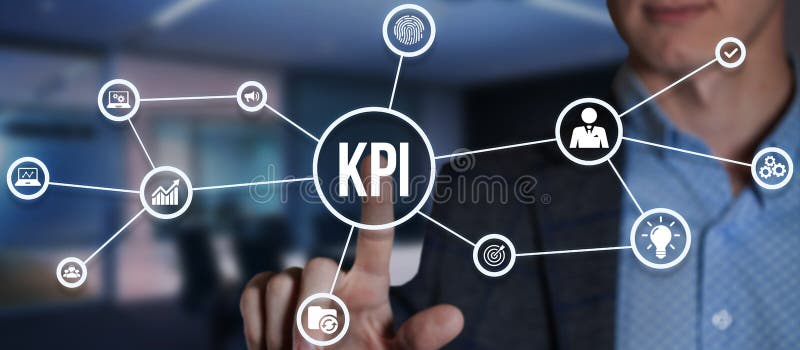 Internet, Business, Technology and Network Concept. KPI Key Performance ...