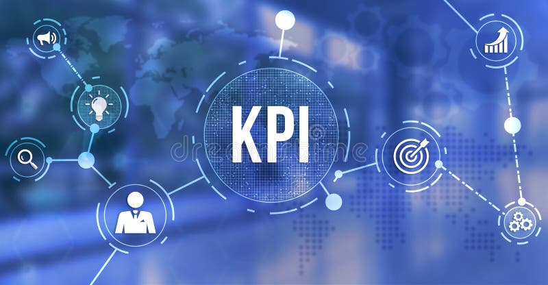 Internet, Business, Technology and Network Concept. KPI Key Performance ...