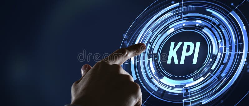 Internet, Business, Technology and Network Concept. KPI Key Performance ...