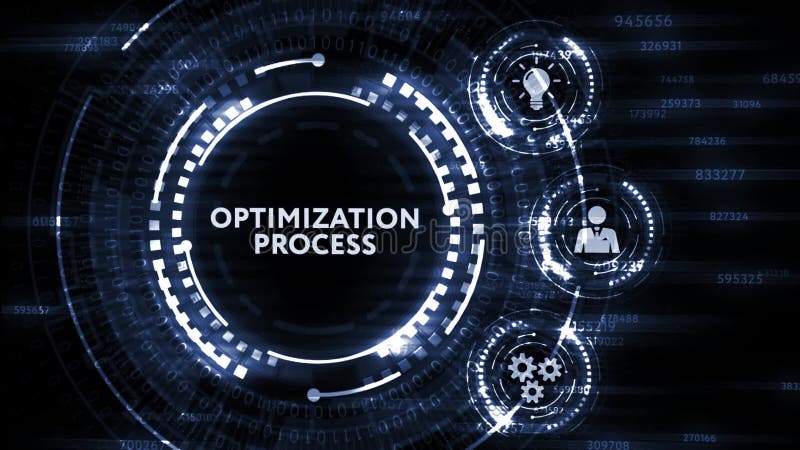 Internet, Business, Technology and Network Concept. Optimization ...
