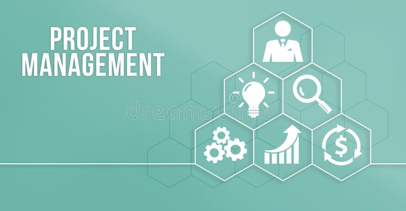 Internet, Business, Technology and Network Concept. Project Management ...