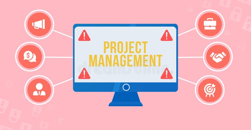 Internet, Business, Technology and Network Concept. Project Management ...