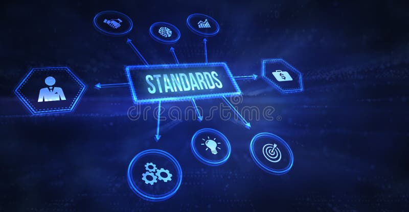 Internet, Business, Technology and Network Concept.Standards Compliant ...