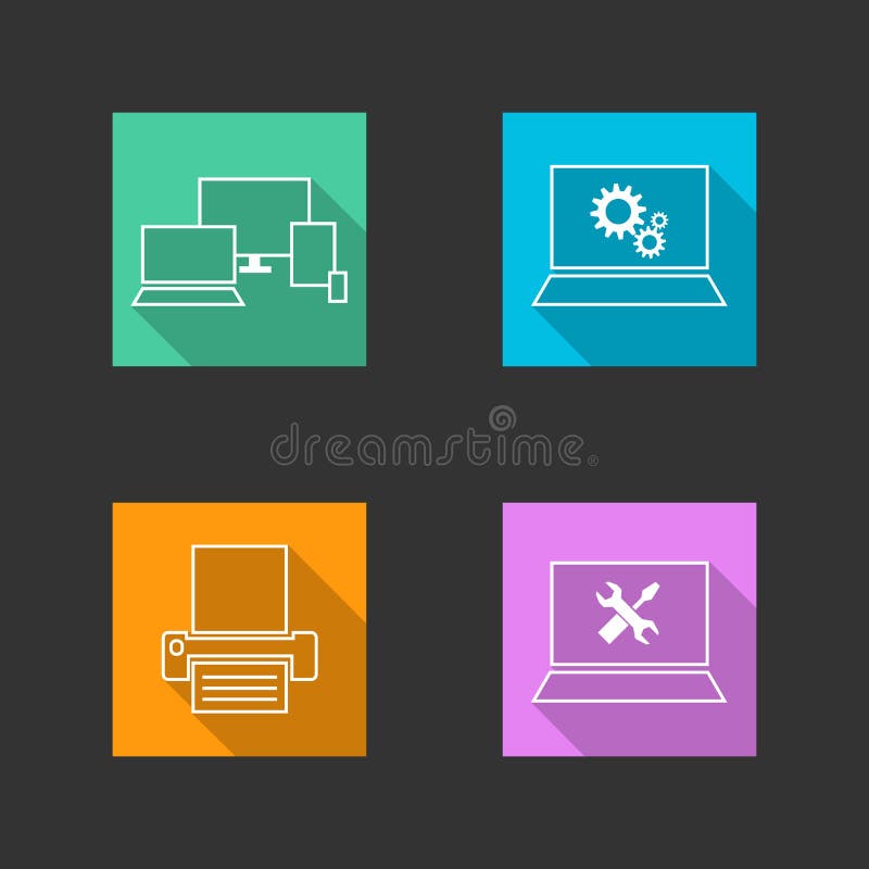 Computer theme -vector stock vector. Illustration of digital - 8888771