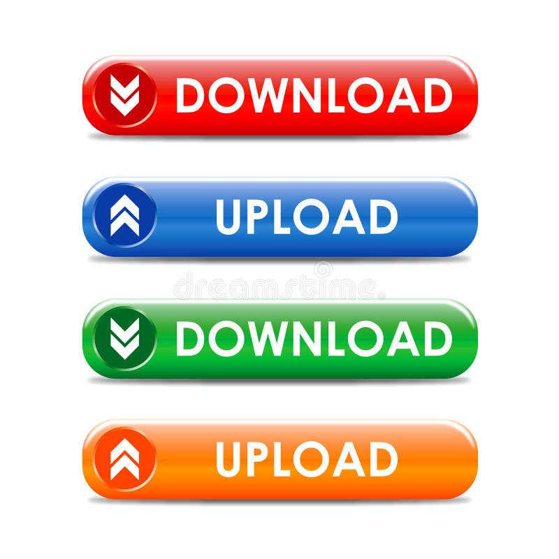 Internet buttons (vector) stock vector. Illustration of arrows - 12408072