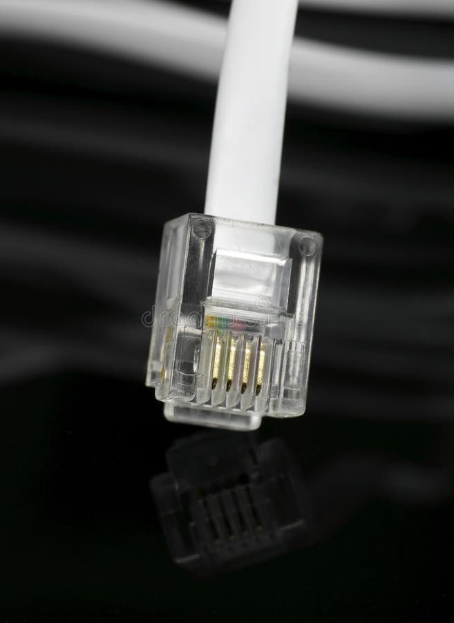 Internet cable on black stock image. Image of network - 113662333