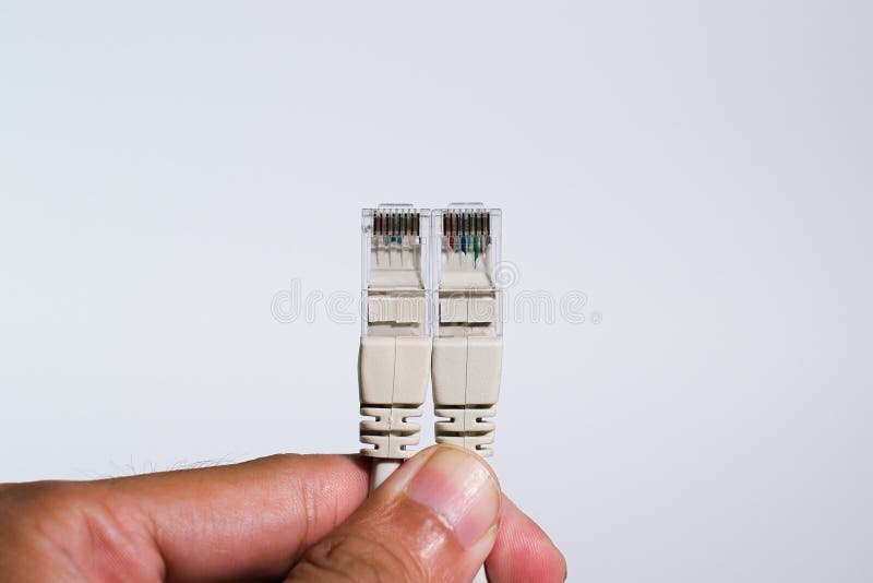 Internet Cable in Front of Keyboard Stock Photo - Image of cat5 ...