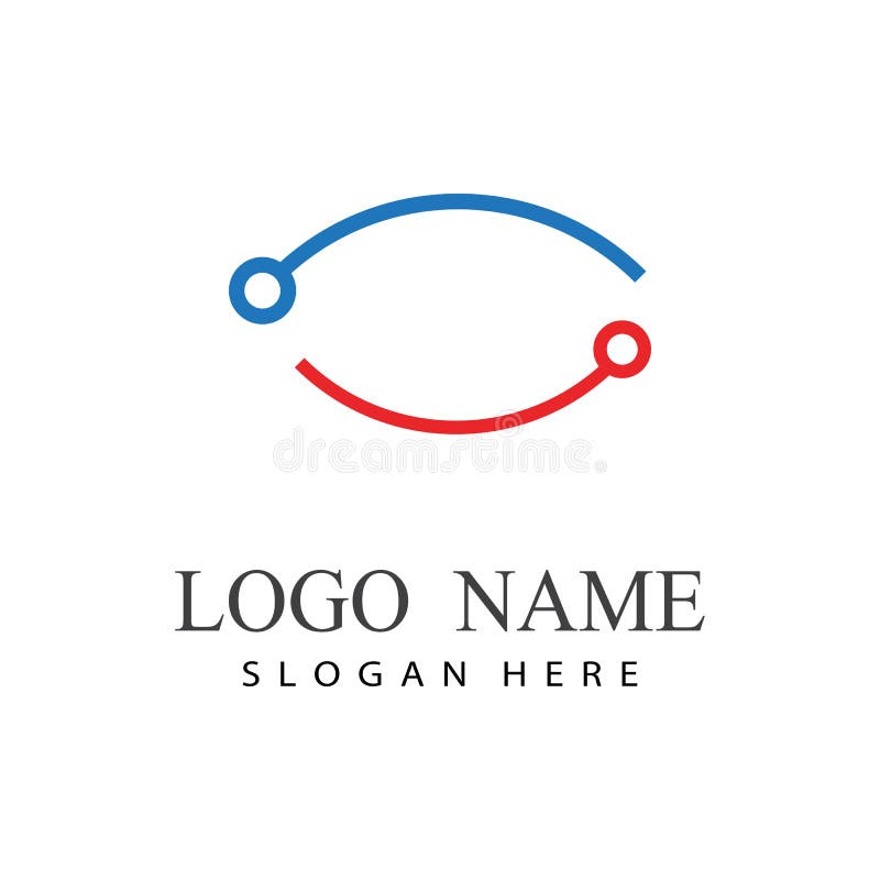 Internet Cable Logo and Symbols Vector Stock Vector - Illustration of ...