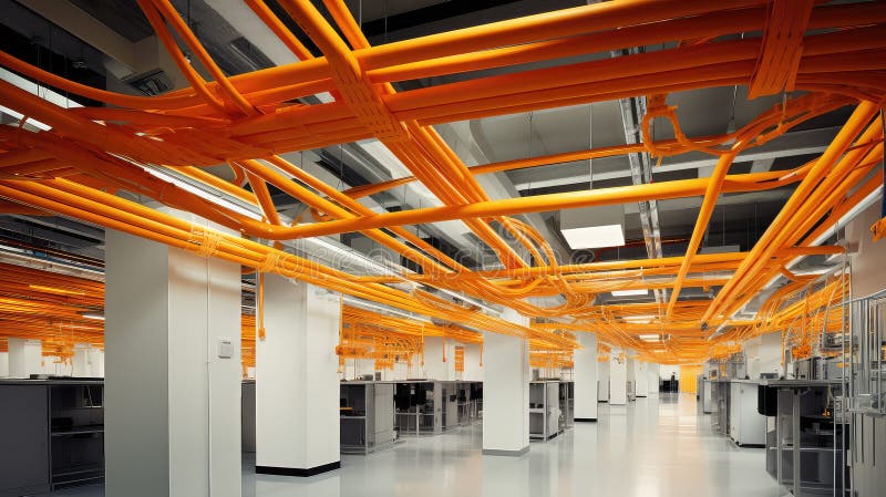 Internet cable networking stock illustration. Illustration of fiber ...