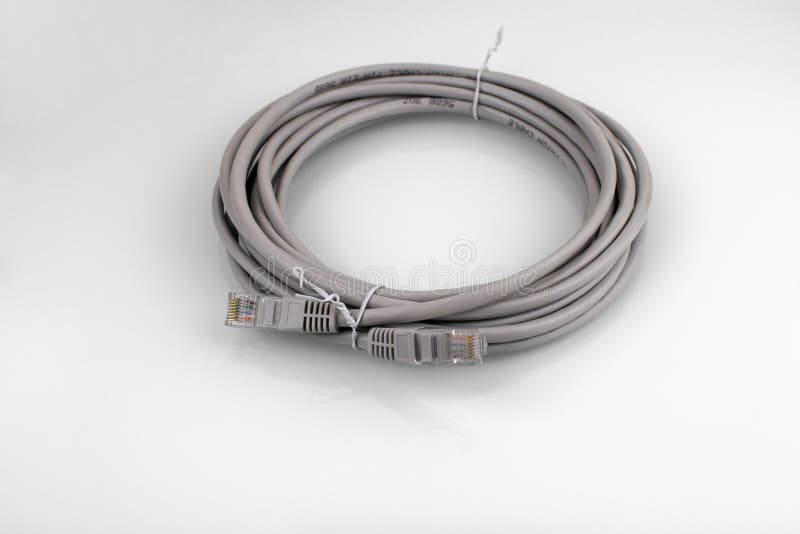 Connecting the computer stock photo. Image of information - 1011782