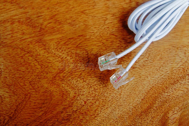 Internet Cable on White Background Stock Photo - Image of white, link ...