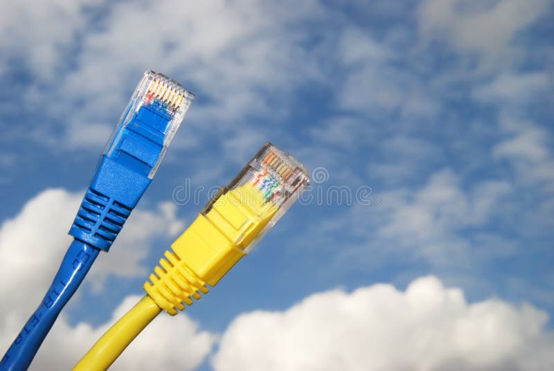 Internet cables stock photo. Image of male, technology - 6538568