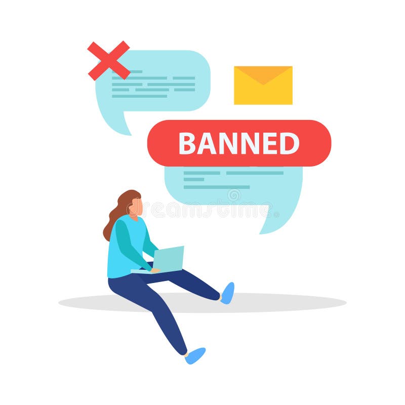 Banned Messages Stock Illustrations – 35 Banned Messages Stock ...