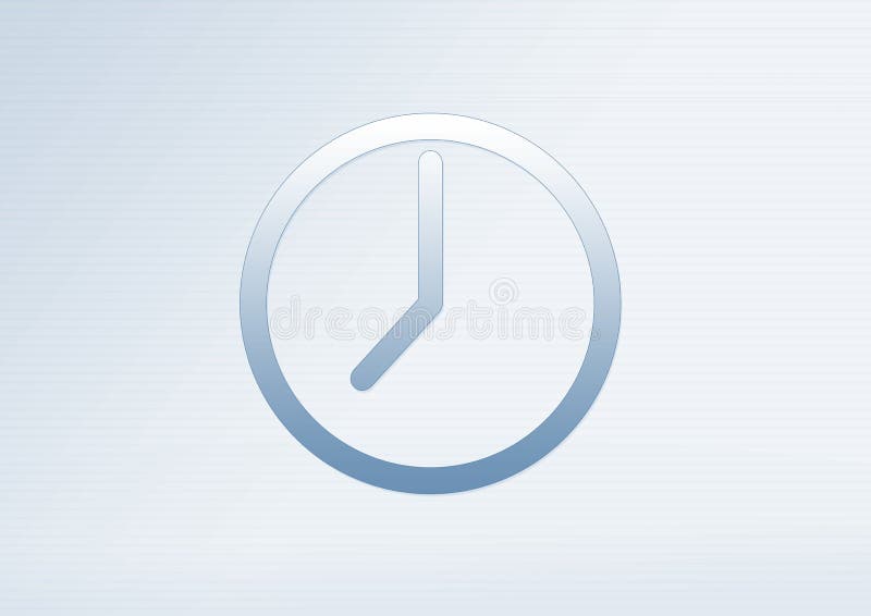 Internet clock icon stock illustration. Illustration of face - 4761876