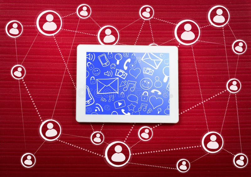 Internet communication stock illustration. Illustration of screen ...