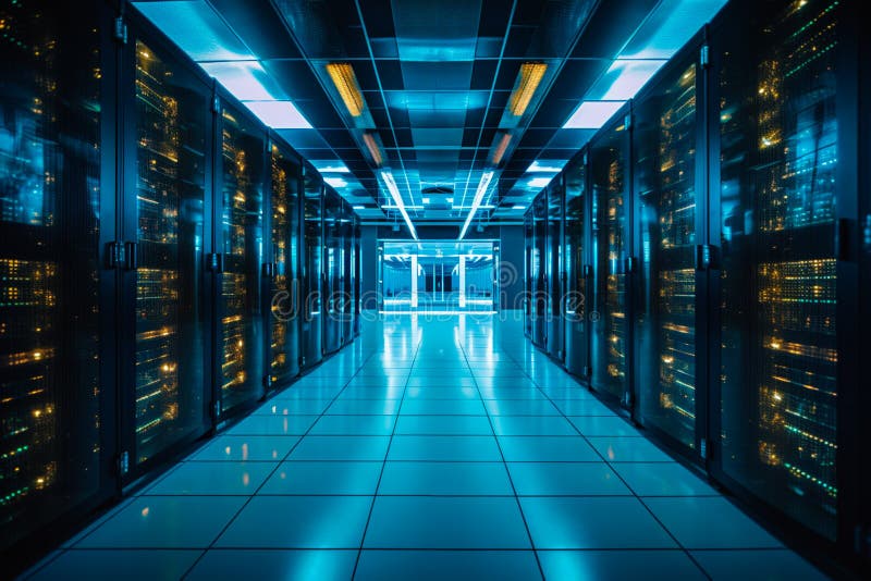 Internet Communication and Network Technology Concept. Technological ...