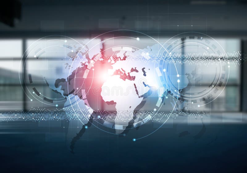 Internet Communications Mixed Media Stock Image - Image of concept ...