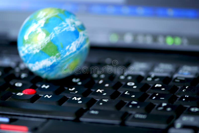 Internet Computer Business Global Stock Image - Image of international ...