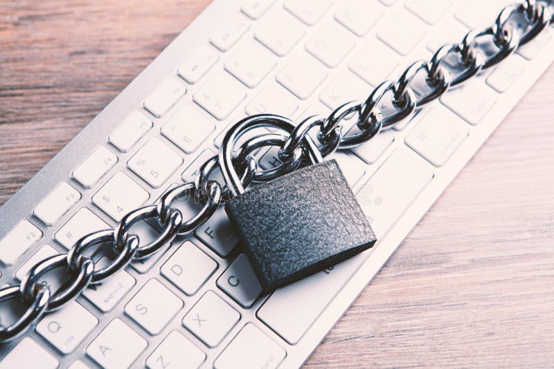 Internet and Computer Security Concept Stock Photo - Image of encrypt ...