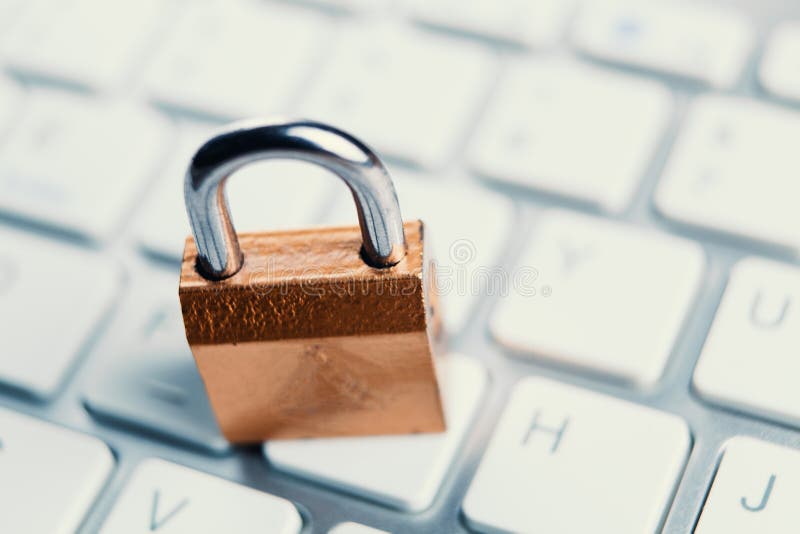 Internet and Computer Security Concept Stock Photo - Image of ...