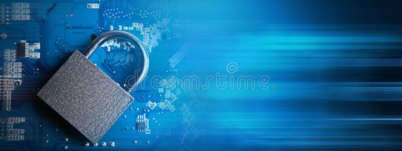 Internet and Computer Security Concept Stock Photo - Image of computer ...