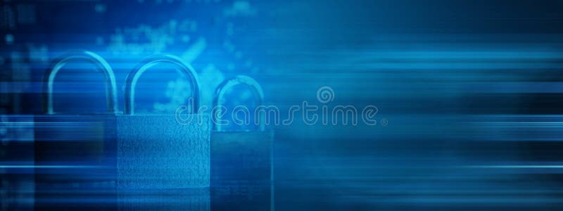 Internet and Computer Security Concept Stock Image - Image of office ...