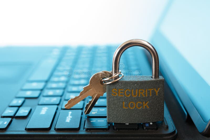 Internet Computer Security and Network Protection Concept Stock Photo ...