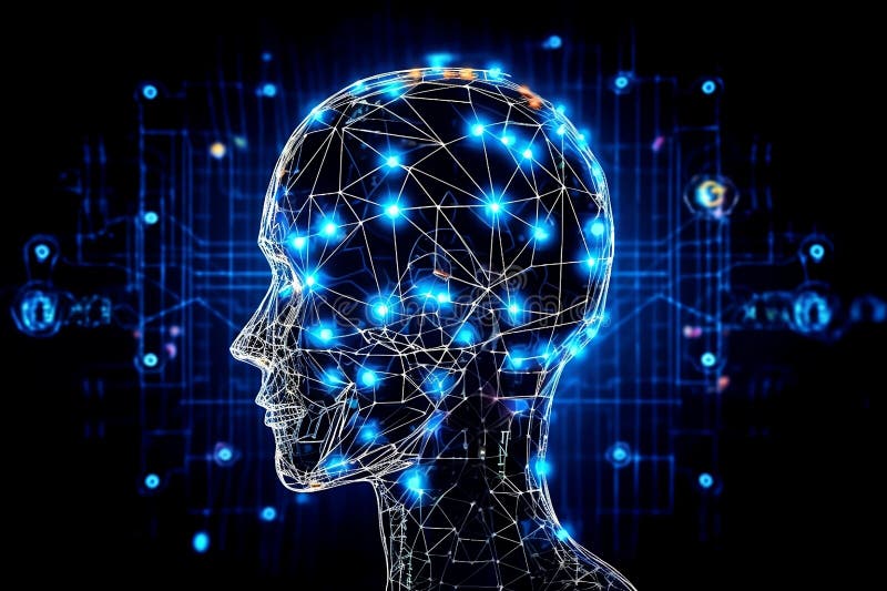 Global Internet Concept. Generative AI. Stock Illustration ...